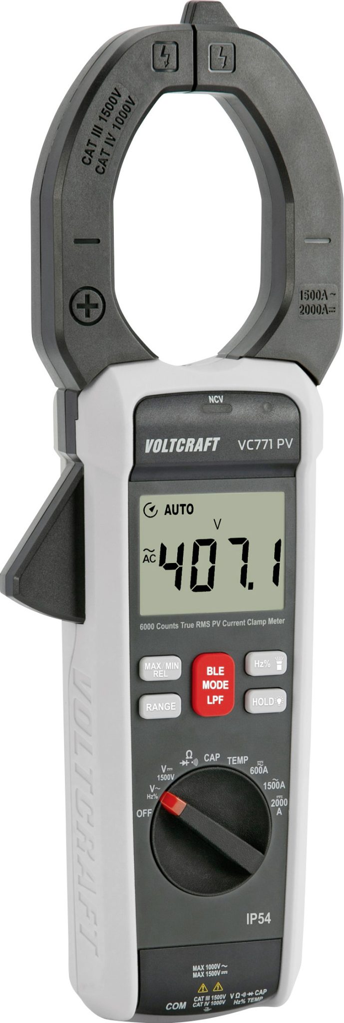 Now Supplied by Conrad: The Voltcraft VC-771 PV High-performance Clamp ...