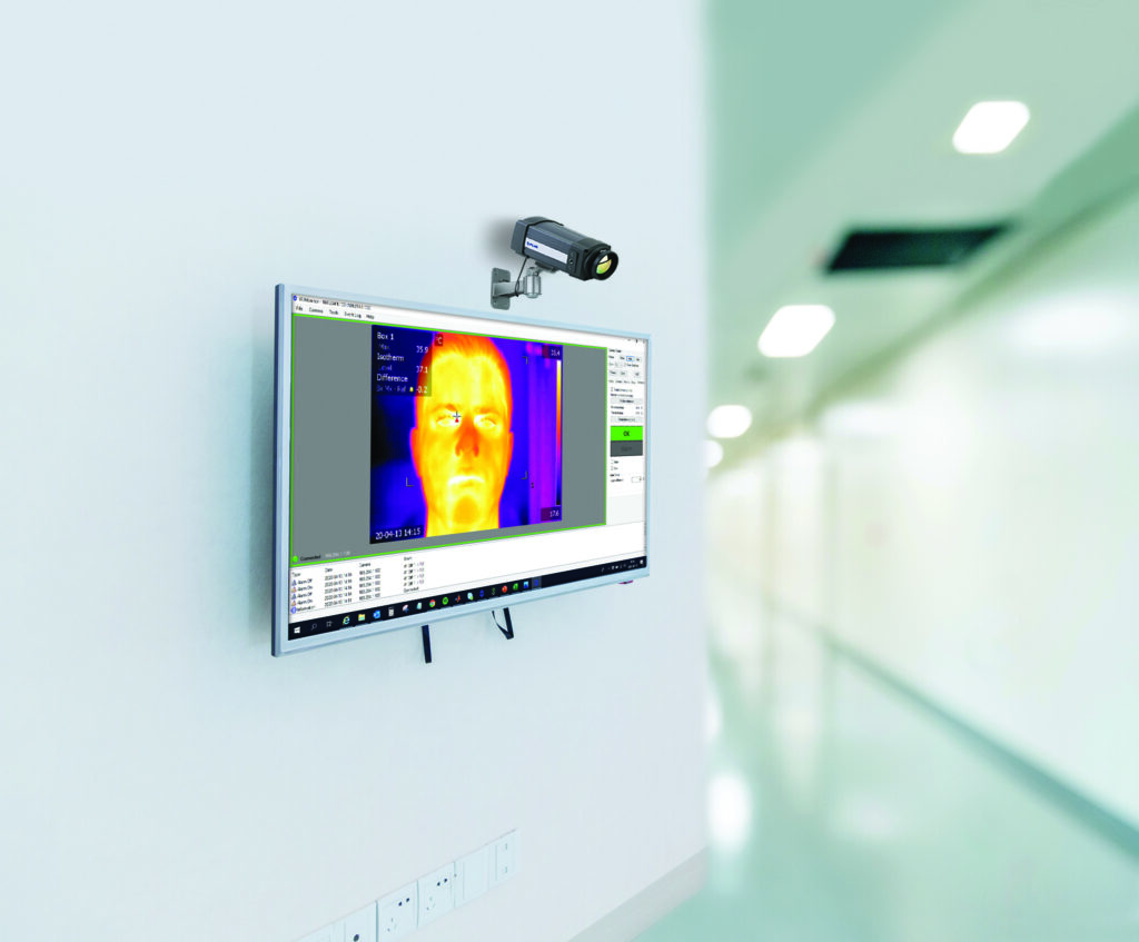 Thermal imaging to screen for elevated skin temperature ...