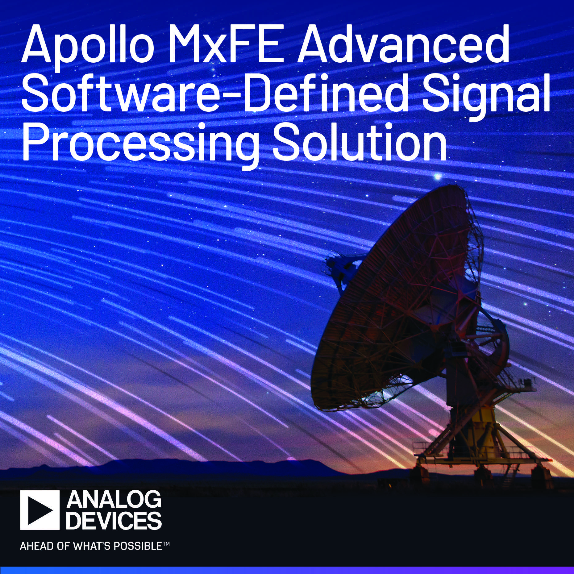 Analog Devices announces Apollo MxFE advanced software-defined signal ...