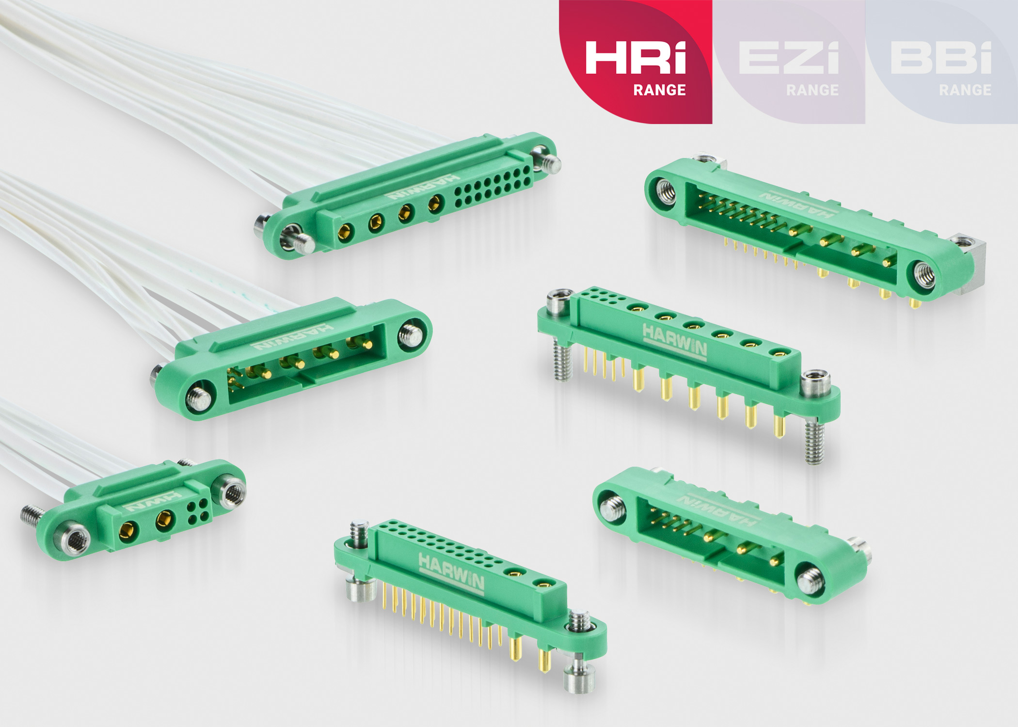 Smallest and lightest mixed layout Gecko-MT connectors from Harwin ...
