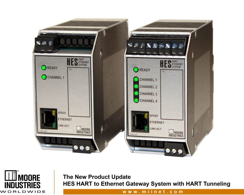 Moore Industries Introduces HART Tunneling for the HES HART to Ethernet ...