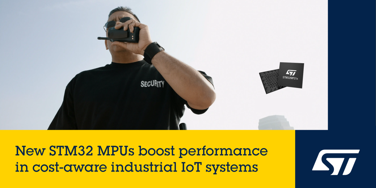 STMicroelectronics scales STM32 microprocessors for cost-efficient, low ...