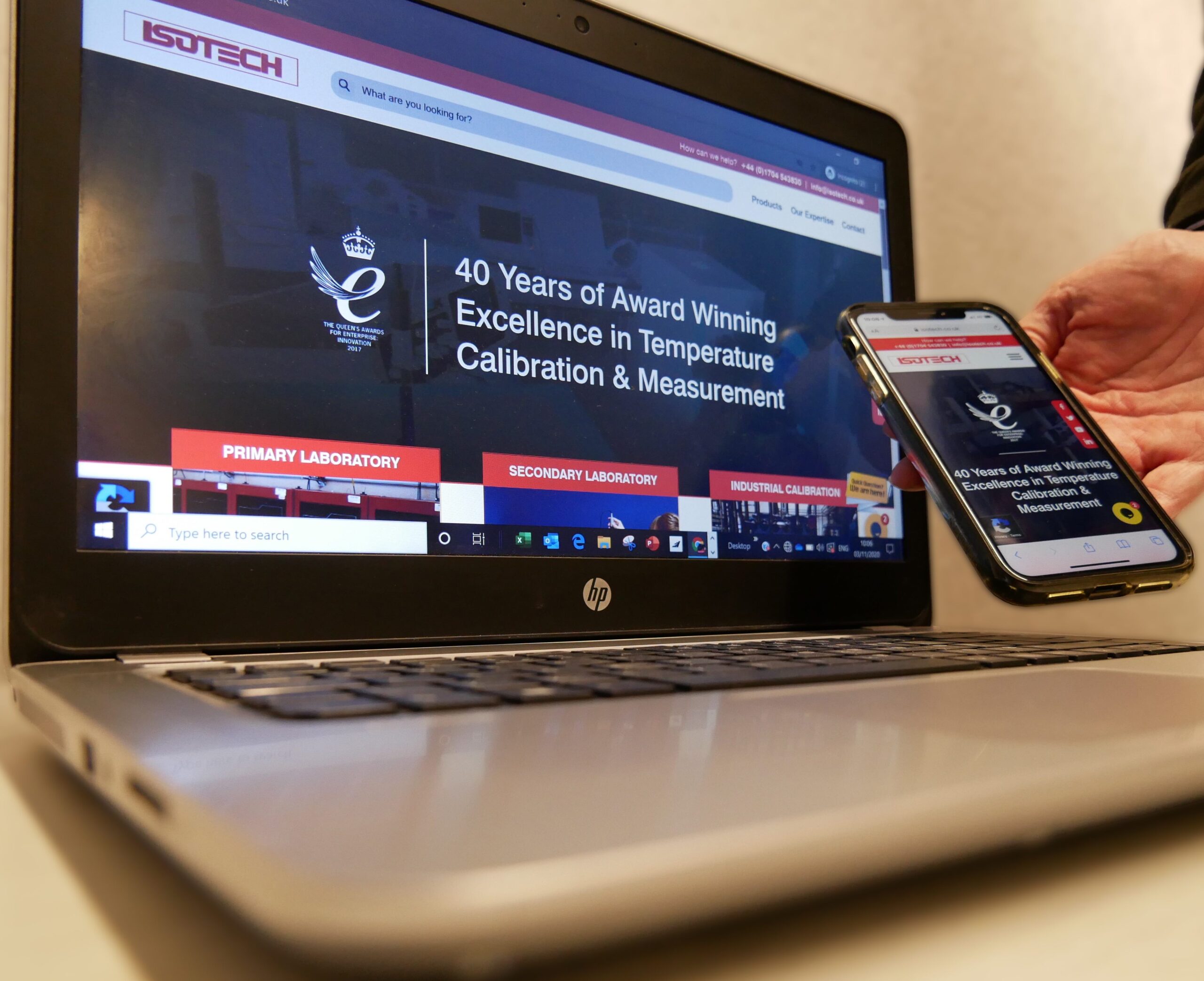 Find the instrument you need with the new Isotech website ...