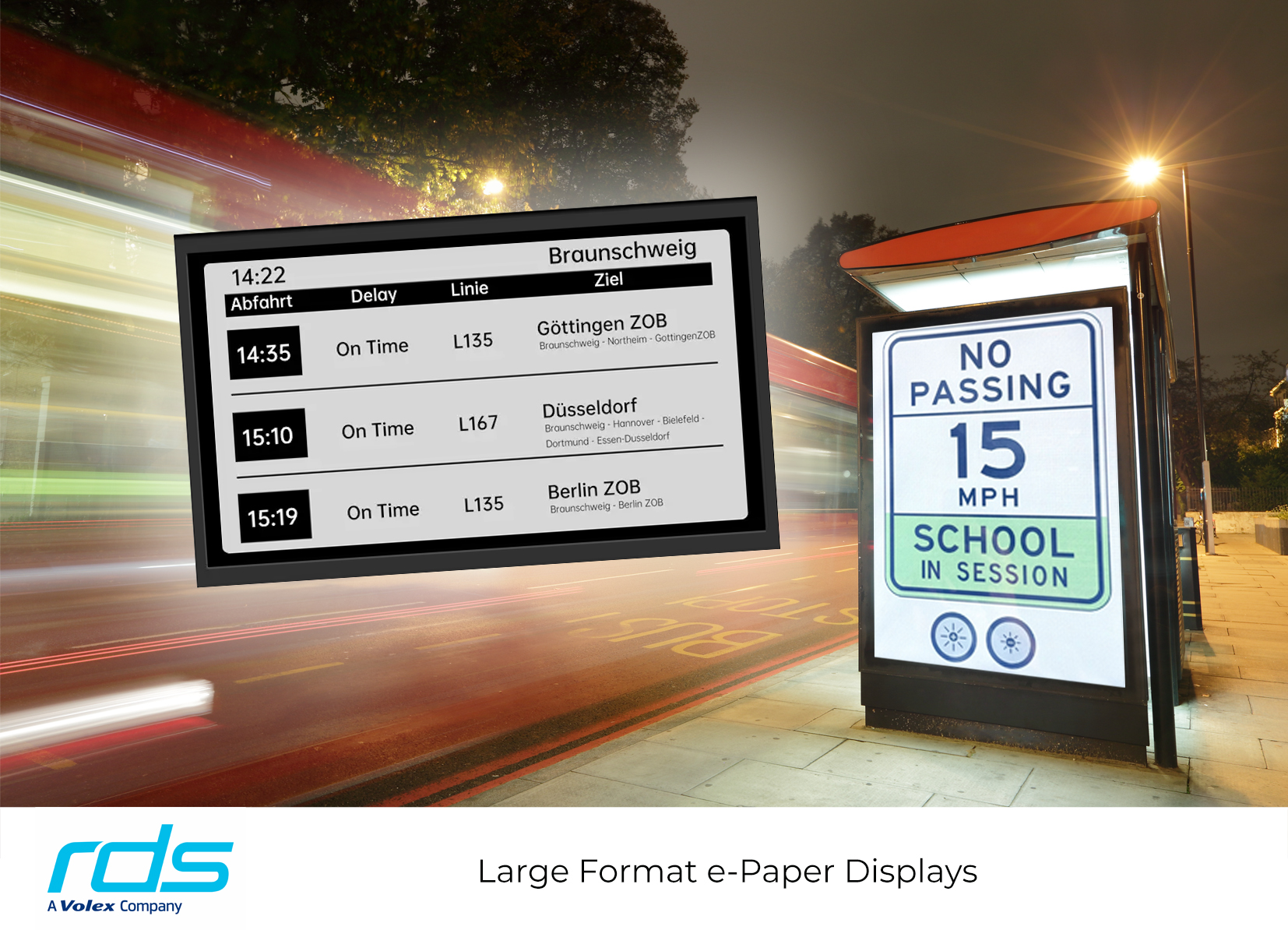 Large format e-Paper display modules offer versatile signage solutions ...