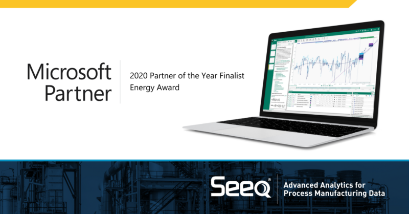 Seeq recognised as a finalist for Energy 2020 Microsoft Partner of the Year - Instrumentation ...