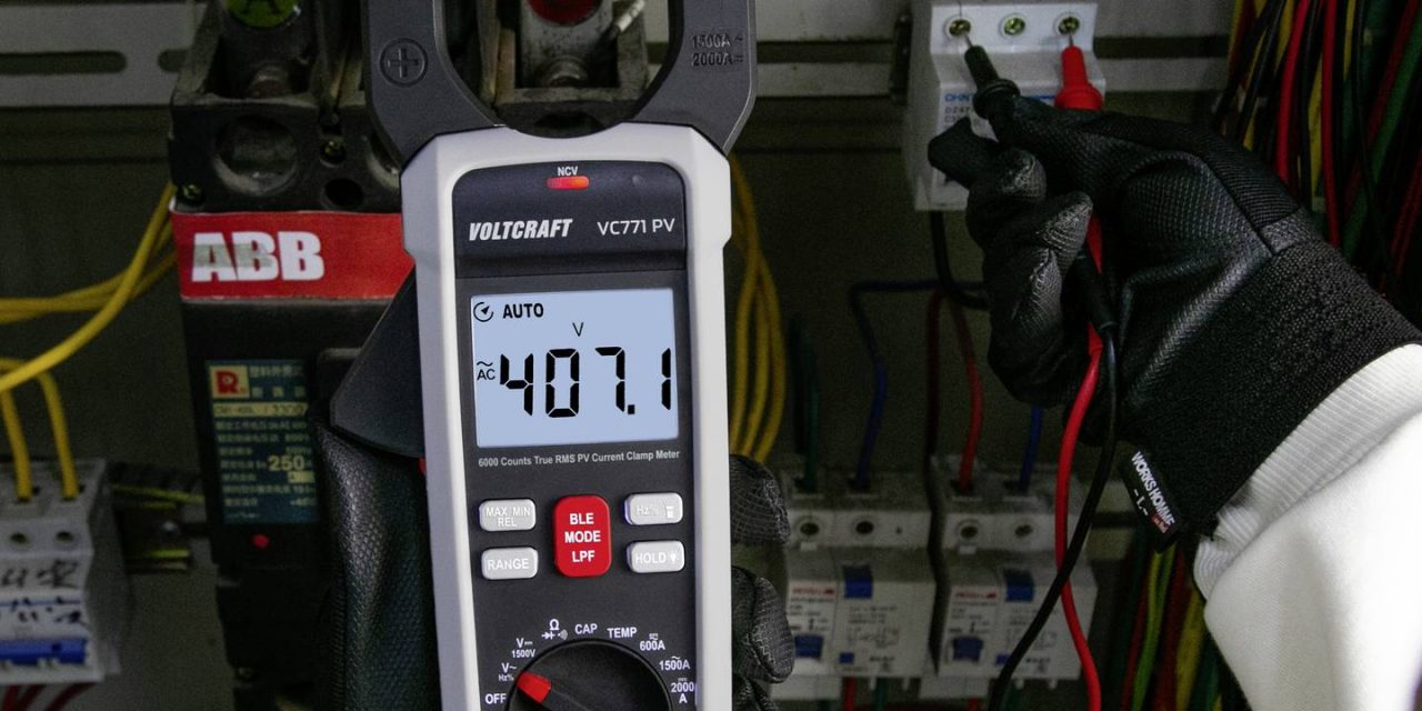 Now Supplied by Conrad: The Voltcraft VC-771 PV High-performance Clamp ...