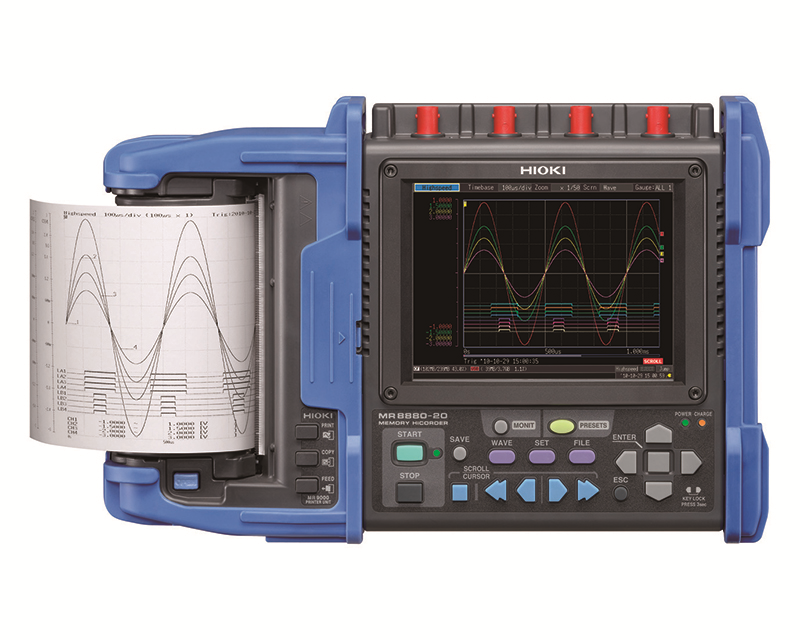 Maintaining Power Integrity with the Hioki MR8880-20 Memory Recorder ...