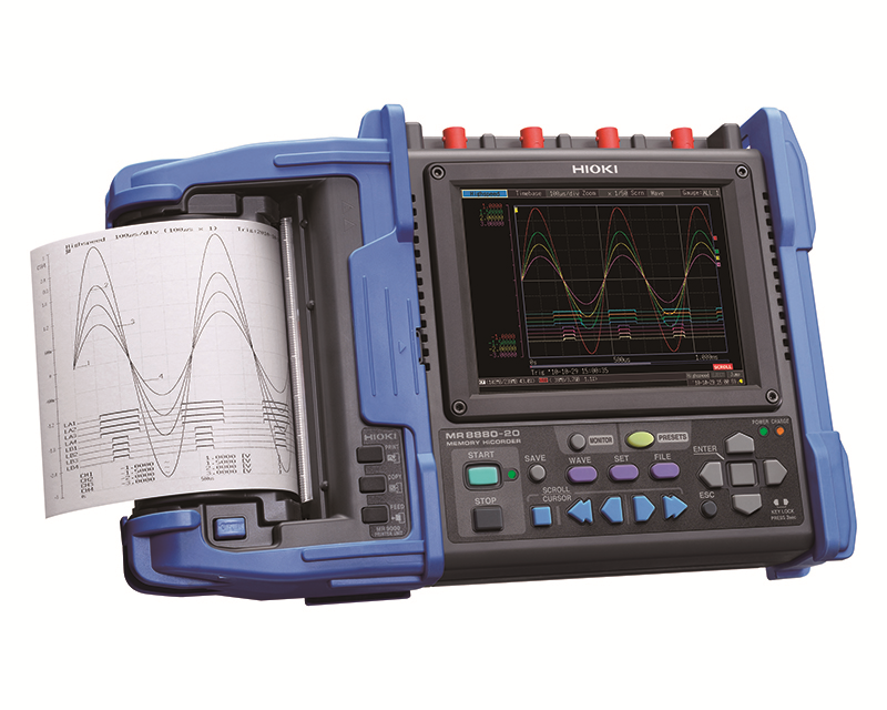 Maintaining Power Integrity with the Hioki MR8880-20 Memory Recorder ...