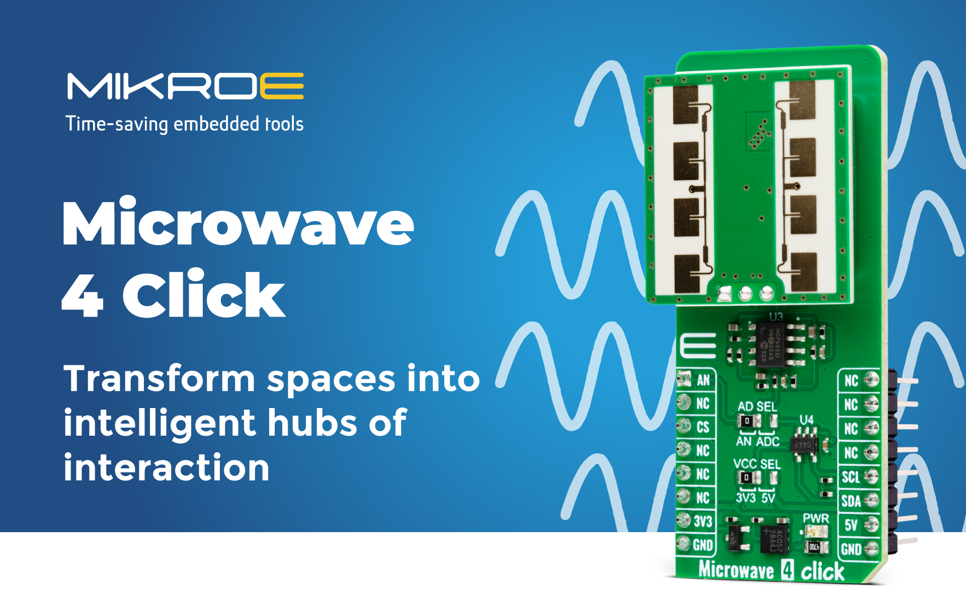 New motion sensor board from MIKROE uses Doppler Shift technology ...