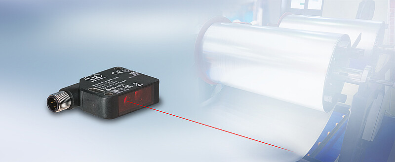 New compact, robust laser sensor with IO-Link interface measures ...